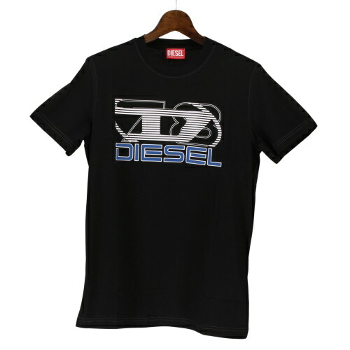 【楽天市場】【P5倍 9/4 20時-9/7 24時】ディーゼル Tシャツ メンズ T-DIEGER-K74 ブラック DIESEL ...
