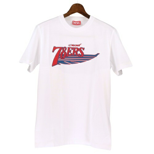 【楽天市場】ディーゼル Tシャツ メンズ T-DIEGER-K75 ホワイト DIESEL A12503 0GRAI 100 Lサイズ ...