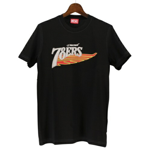 【楽天市場】ディーゼル Tシャツ メンズ T-DIEGER-K75 ブラック DIESEL A12503 0GRAI 9XX Lサイズ ...