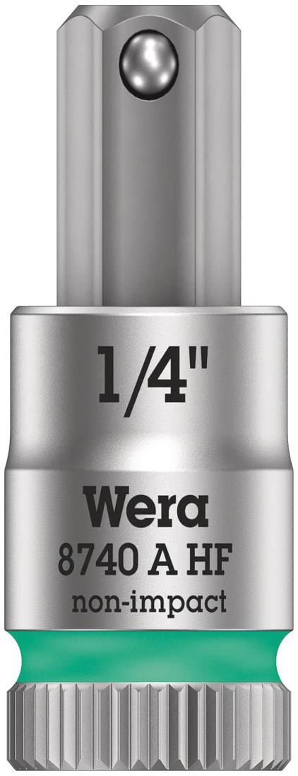 【楽天市場】WERA ヴェラ 差込角1/4DR 保持機能を備えたヘックスプラスビットソケット 先端サイズ1/4inch 全長28mm ...