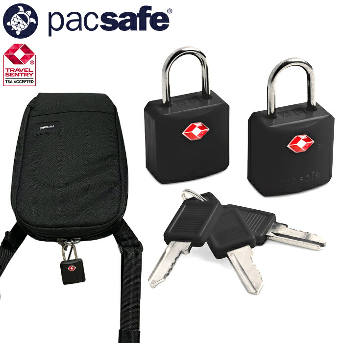 【楽天市場】パックセーフ PacSafe 10210 12970067 プロセーフ620 Prosafe 620 2個セット アメリカ運輸保安局認定 鞄 鍵 南京錠 トラベル スーツケース ...