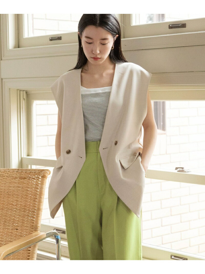 【楽天市場】【SALE／70%OFF】(W)バスケットルーズベスト LOWRYS FARM ローリーズファーム トップス ベスト・ジレ ...