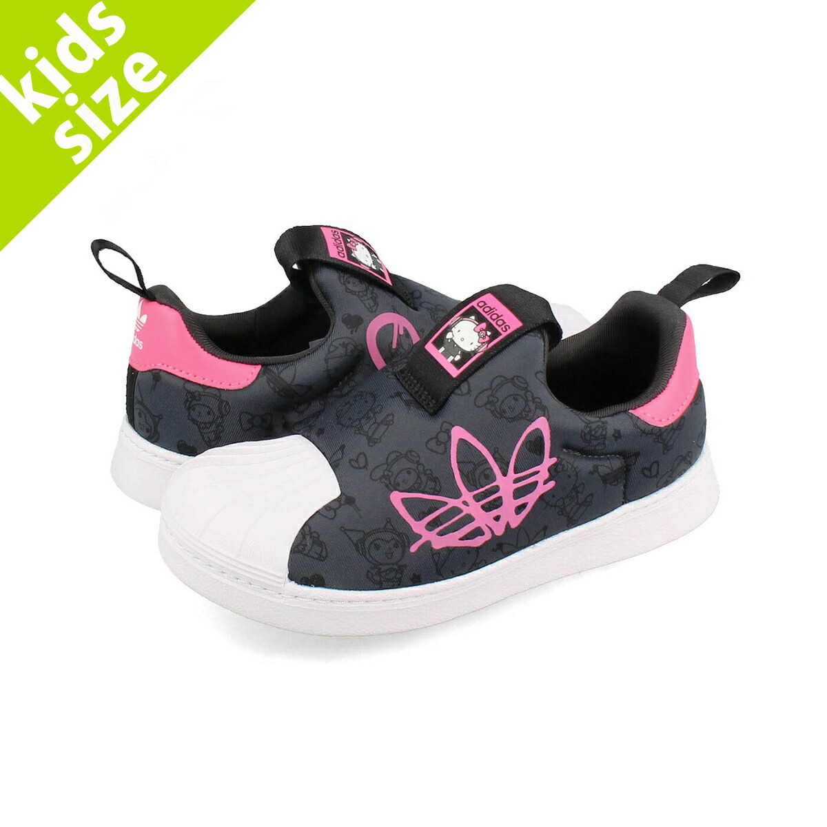 【楽天市場】【プライスダウン】 adidas HELLO KITTY AND FRIENDS SST 360 KIDS アディダス ハロー ...