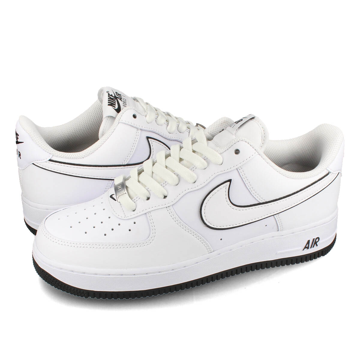 【楽天市場】NIKE AIR FORCE 1 '07 ナイキ エア フォース 1 07 メンズ ローカット WHITE/BLACK/WHITE ...