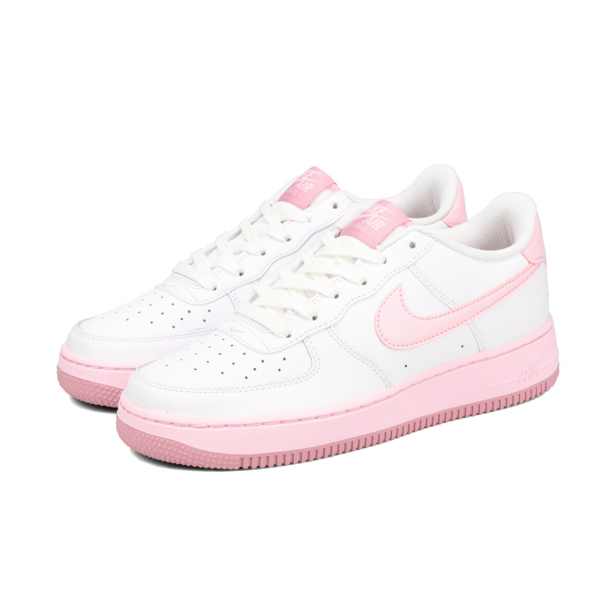 【楽天市場】NIKE AIR FORCE 1 GS ナイキ エア フォース 1 GS レディース スニーカー ローカット WHITE/PINK ...