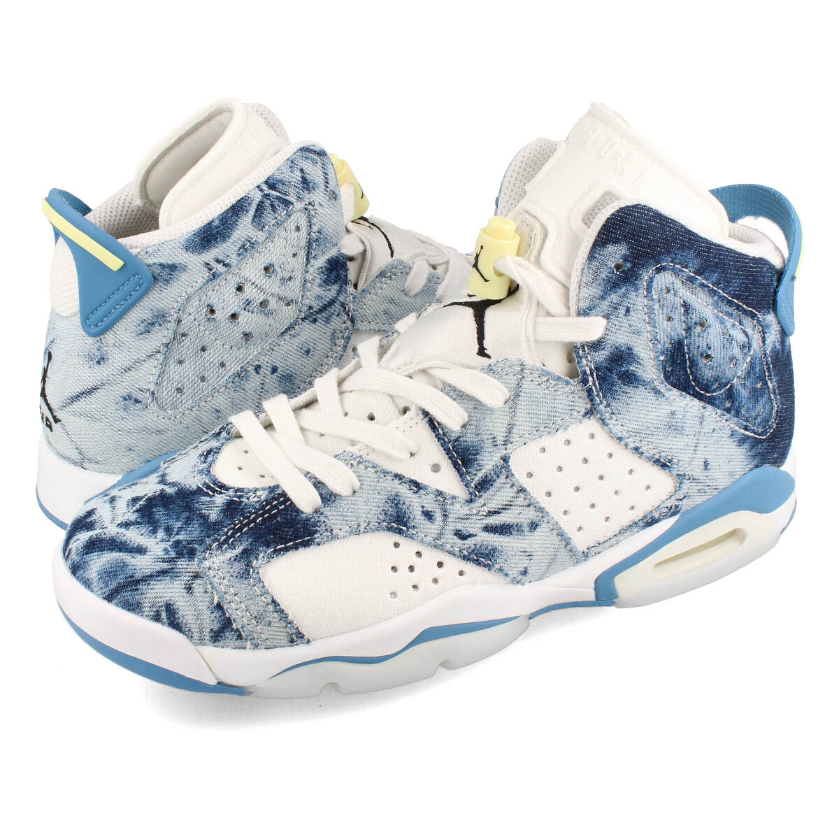 【楽天市場】NIKE AIR JORDAN 6 RETRO GS 【WASHED DENIM】 ナイキ エア ジョーダン 6 レトロ GS ...