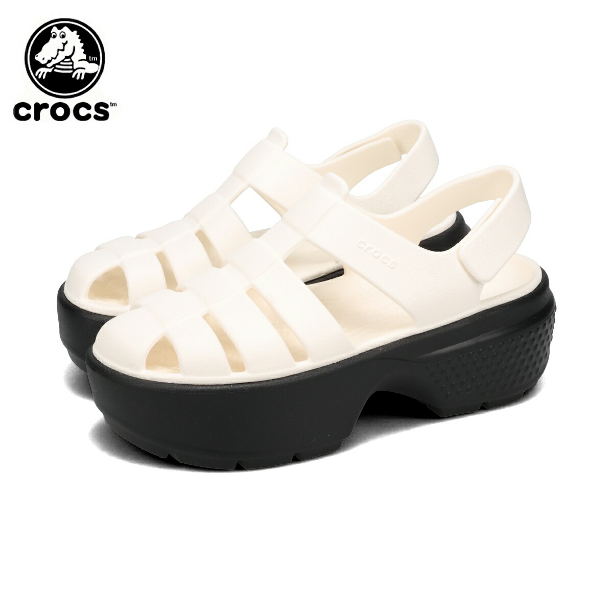 【楽天市場】【お買い物マラソンSALE】 CROCS STOMP FISHERMAN SANDAL クロックス ストンプ フィッシャーマン ...
