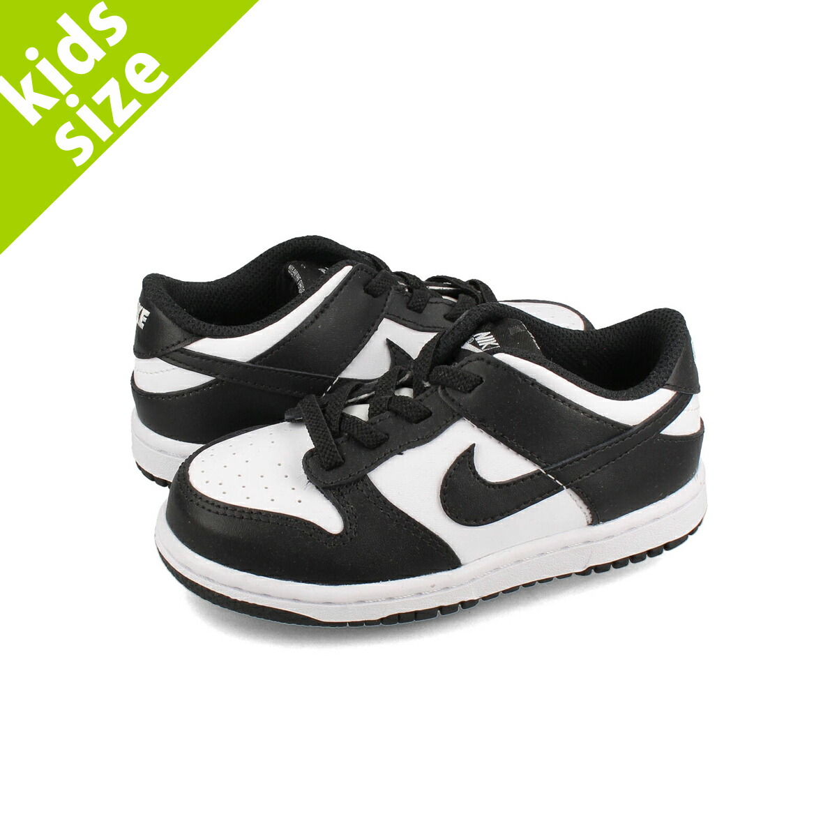 【楽天市場】NIKE DUNK LOW TD ナイキ ダンク ロー TD キッズ 子ども ローカット WHITE/BLACK/WHITE ...