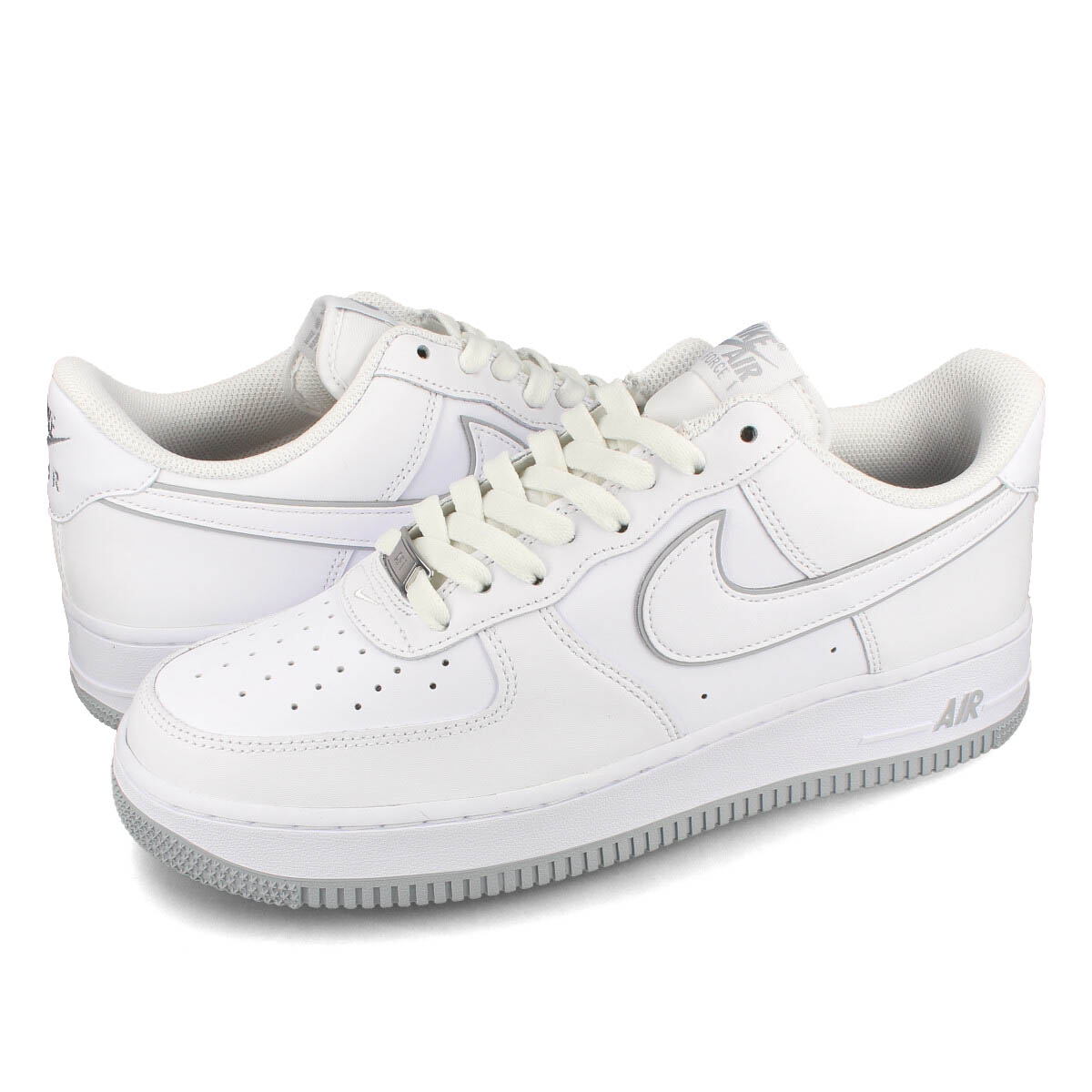 【楽天市場】NIKE AIR FORCE 1 '07 ナイキ エア フォース 1 07 メンズ ローカット WHITE/WHITE/WOLF ...