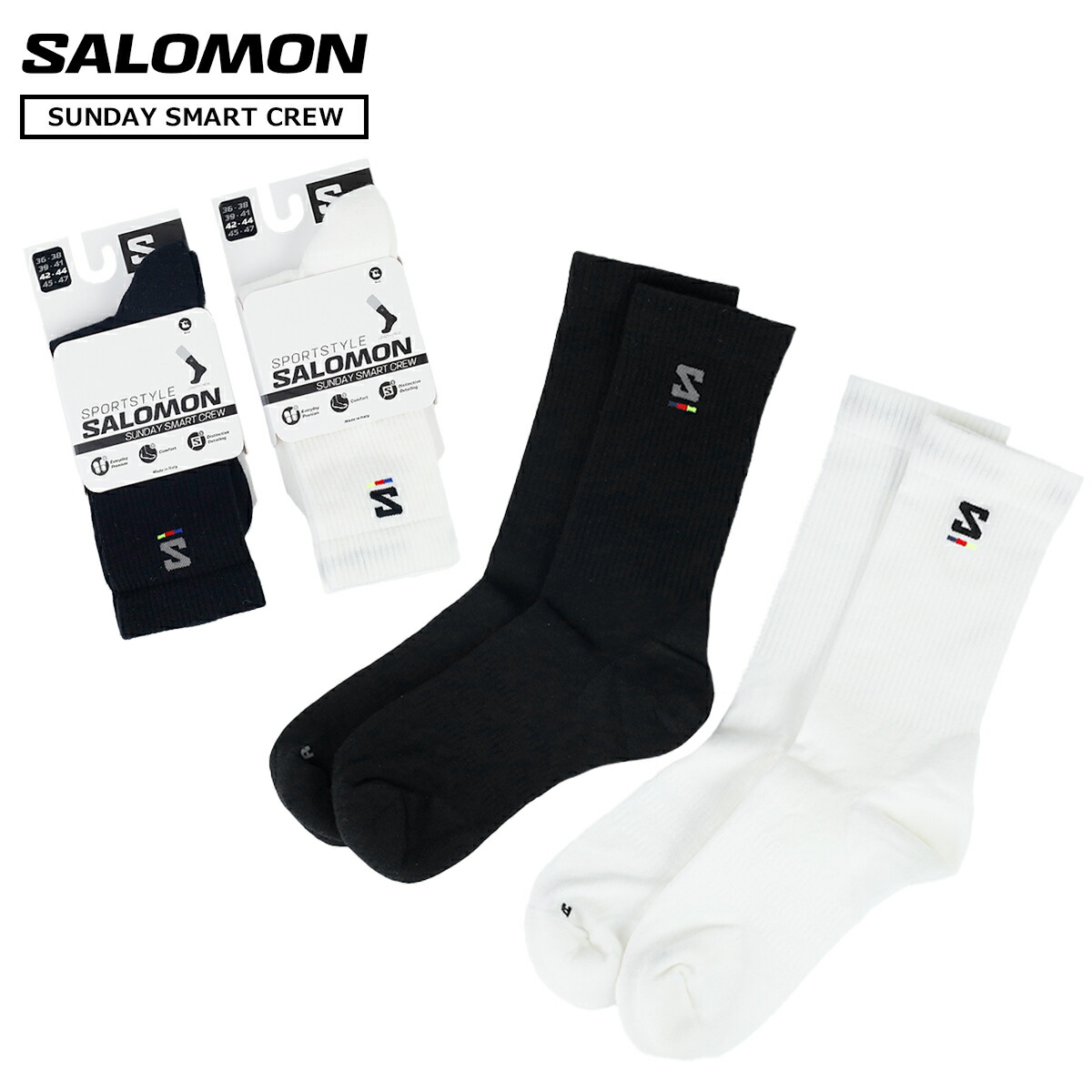 【楽天市場】SALOMON SUNDAY SMART CREW サロモン サンデイ スマート クルー メンズ レディース 靴下 slm ...