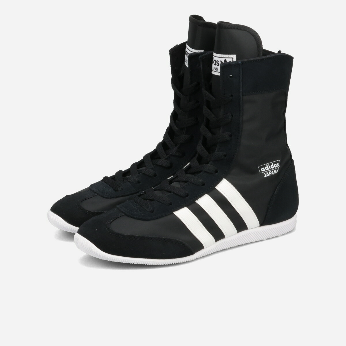 【楽天市場】adidas JAPAN H アディダス ジャパン H レディース スニーカー ハイカット CORE BLACK/FTWR ...