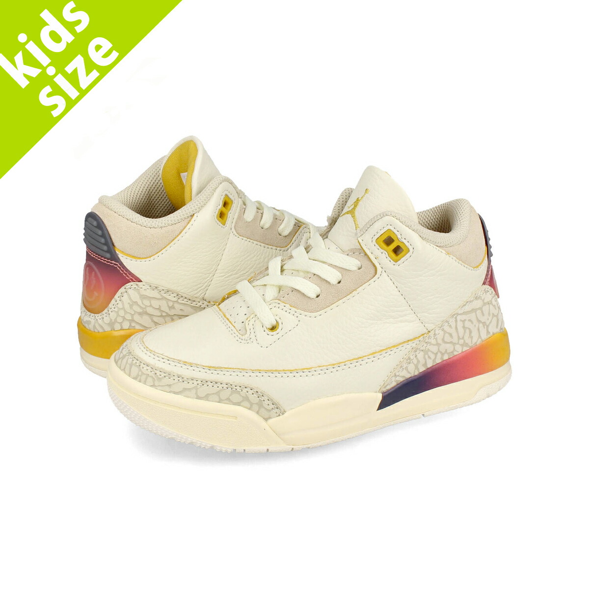 【楽天市場】NIKE AIR JORDAN 3 RETRO SP PS 【J BARVIN】 ナイキ エア ジョーダン 3 レトロ SP PS ...