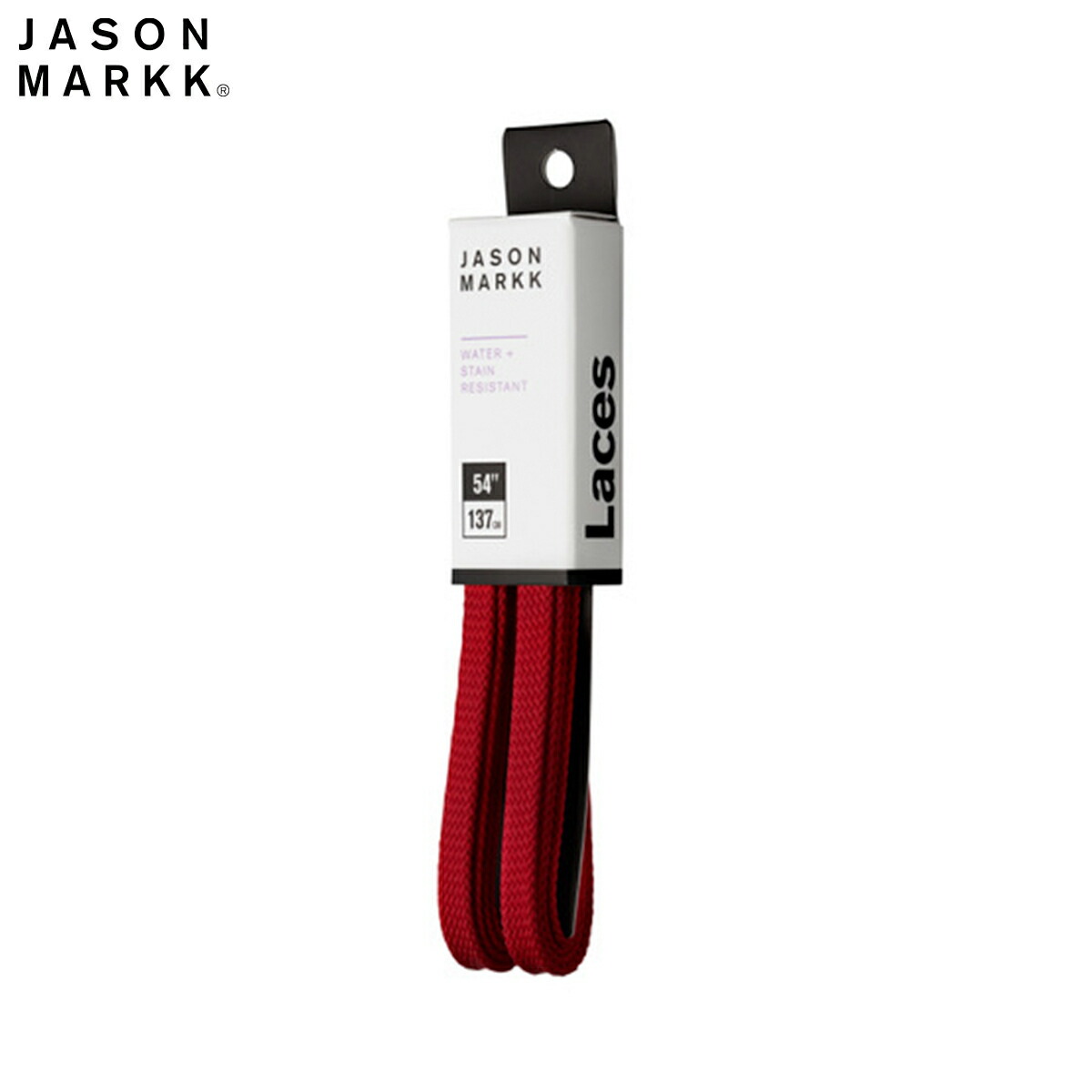 【楽天市場】[国内正規品・返品保証] JASON MARKK 54in FLAT SHOE LACES RED 【137cm】 ジェイソン ...