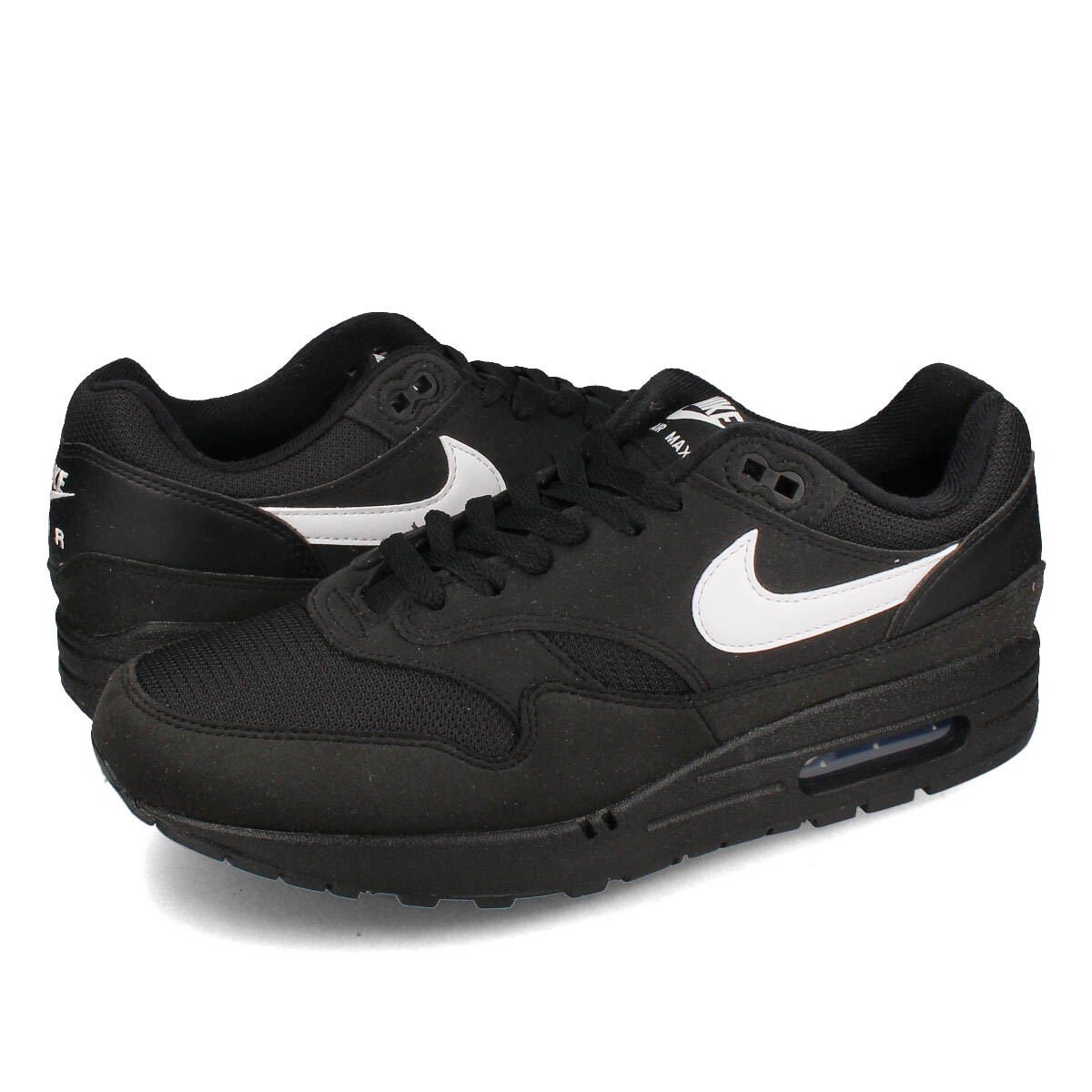 【楽天市場】NIKE AIR MAX 1 ナイキ エア マックス 1 メンズ スニーカー ローカット BLACK/BLACK/WHITE ...