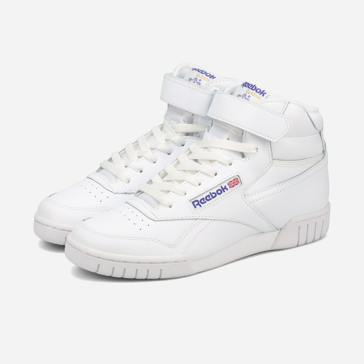 【楽天市場】Reebok EX-O-FIT HI リーボック エックスオーフィット ハイ メンズ レディース ハイカット WHITE ホワイト ...