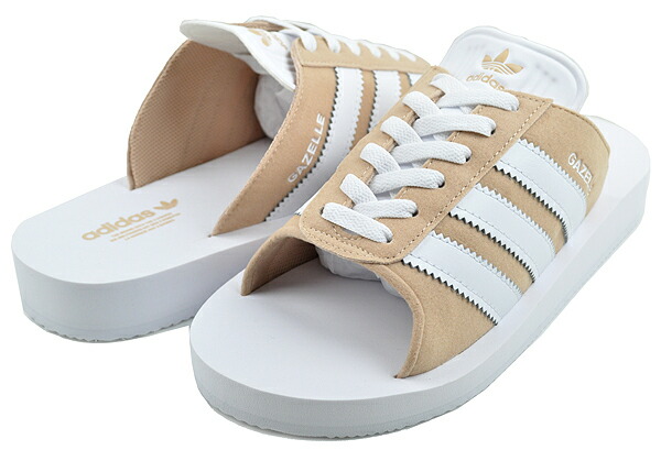 【楽天市場】お得な割引クーポン発行中!【アディダス ガゼル ビーチ スライド ウィメンズ】adidas GAZELLE BEACH W ...
