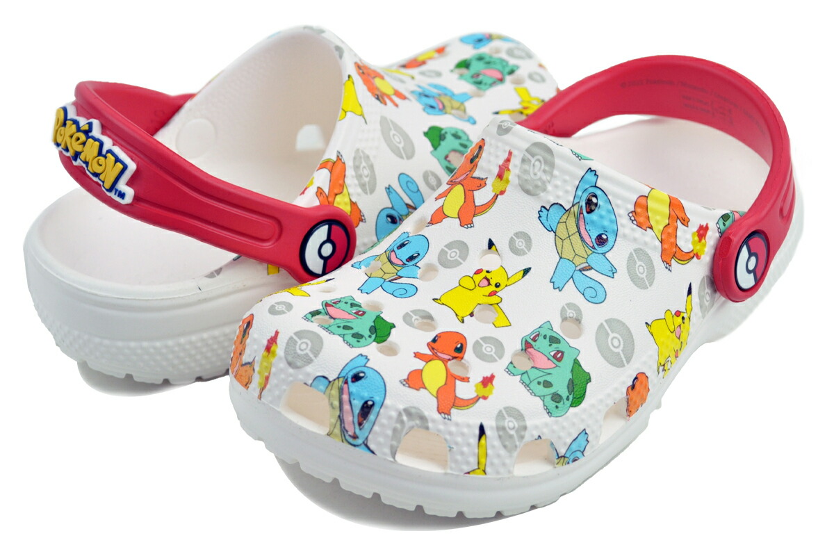 【楽天市場】お得な割引クーポン発行中!!【クロックス ポケットモンスター クラシック クロッグ トドラー】crocs CLASSIC POKEMON CLOG TODDLER WHITE ...