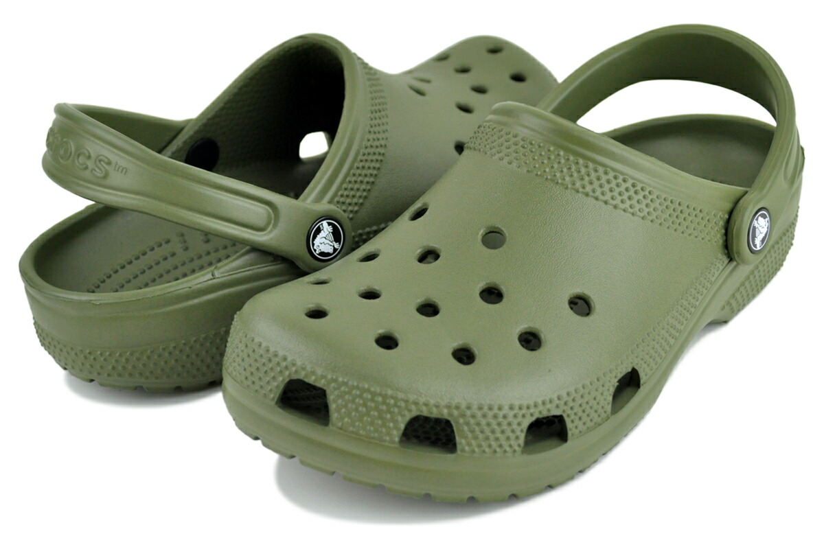 【楽天市場】[ 15時までの注文で最短即日発送!! ] 【クロックス クラシック クロッグ】crocs CLASSIC CLOG ARMY ...