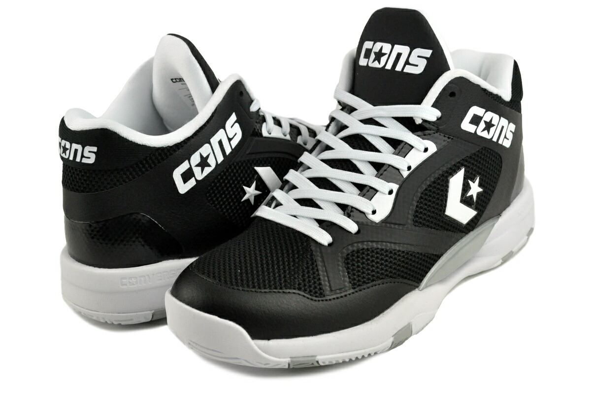 【楽天市場】コンバース アクセレレーター ミッド ブラック CONVERSE ACCELERATOR MID BLACK 33500402 ...