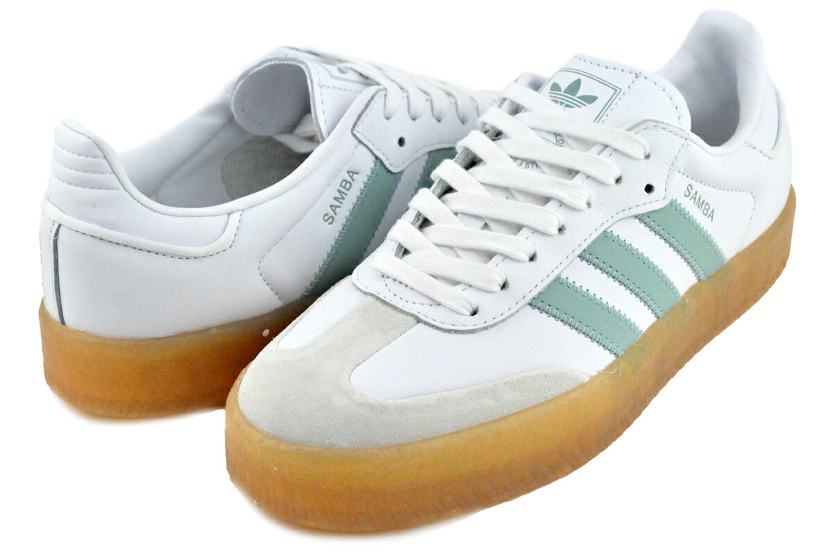 【楽天市場】アディダス サンベイ ウィメンズ フットウェアホワイト ワンダーブルー オフホワイト adidas SAMBAE W FTWWHT ...