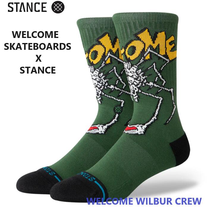 【楽天市場】【STANCE/スタンス】 国内正規品 WELCOME SKATEBOARDS X STANCE WELCOME WILBUR ...