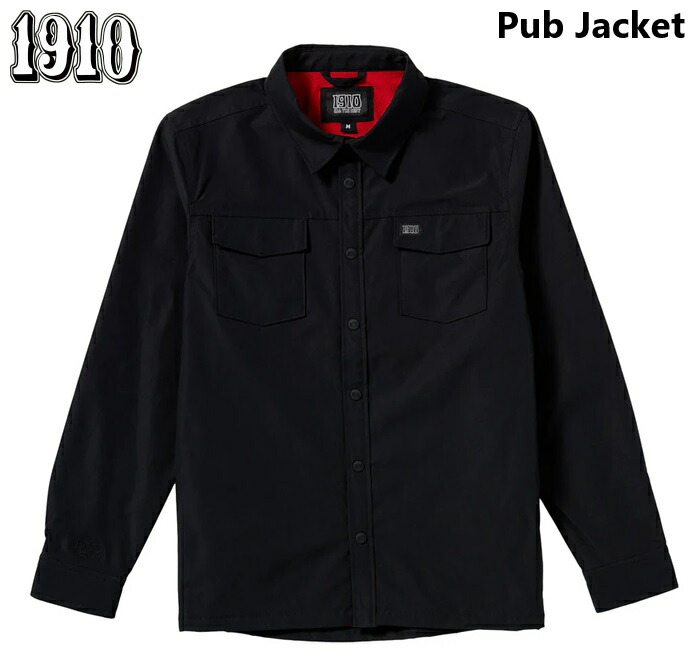 【楽天市場】【 1910 / ナインティーンテン 】【日本正規品】 Pub Jacket パブ ジャケット スナップボタン アート 音楽 ...