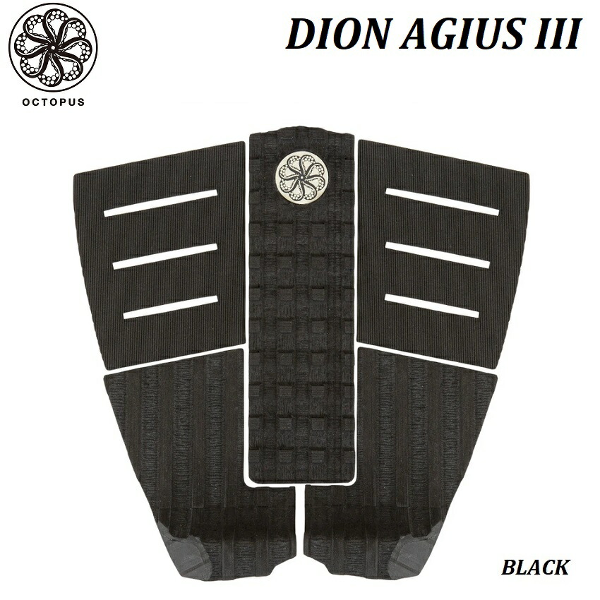 【楽天市場】【 送料無料 国内正規品 】OCTOPUS IS REAL SURF GRIP DION AGIUS III Hybrid 5PIECE BLACK BLK DECK PAD ...