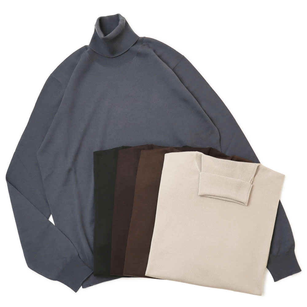 【楽天市場】フィリッポ デ ローレンティス / FILIPPO DE LAURENTIIS / タートルネック ニット / SUPER 120 ...