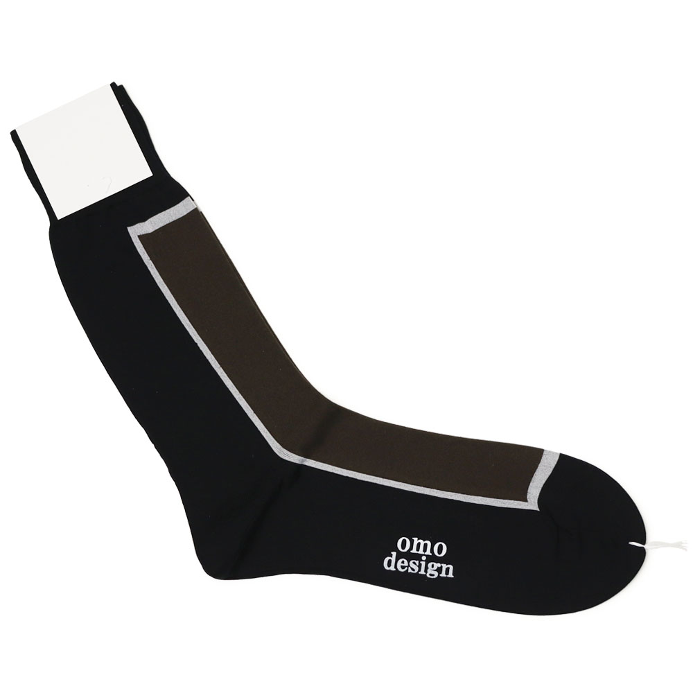 【楽天市場】【ポストへお届け】オーエムオー デザイン / OMO DESIGN / WINDOW / パネルデザイン柄 / ソックス / 靴下 【ブラック】：luccicare