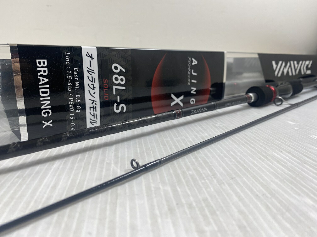 【楽天市場】【中古品】ダイワ アジングX 68L-S DAIWA AJING X 2ピースロッド YR-17126 ：リサイクルーチェ