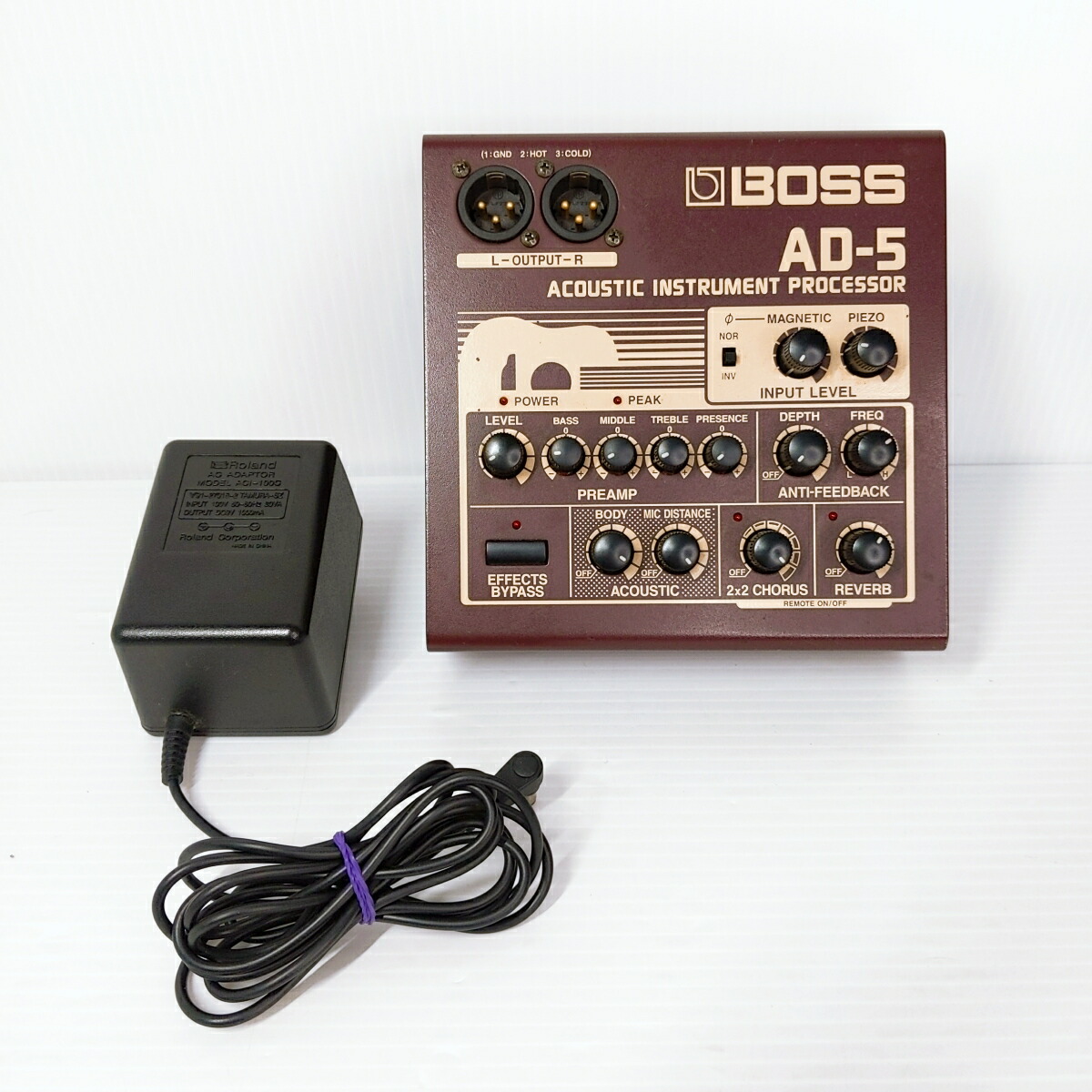 【楽天市場】【中古品】BOSS ボス AD-5 Acoustic Instrument Processor アコースティックギター用プリアンプ ...