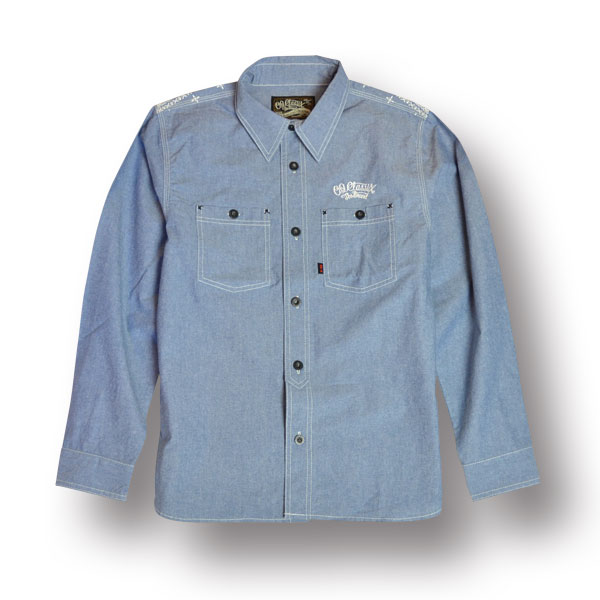 【楽天市場】【OG CLASSIX/オージークラシックス】CHAMBRAY VINTAGE SHIRTS【シャンブレーシャツ】【長袖】【デニム ...