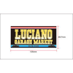 【楽天市場】【Luciano Garage Market】【ルチアーノガレージマーケット】LGM SO-CAL STICKER【ステッカー ...
