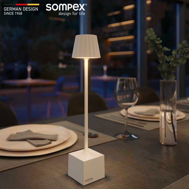 【楽天市場】SOMPEX(ソンペックス) Dennis デニス 充電式ポータブルライト テーブルランプ 屋外屋内兼用 無段階調光 USB充電：シバタ照明