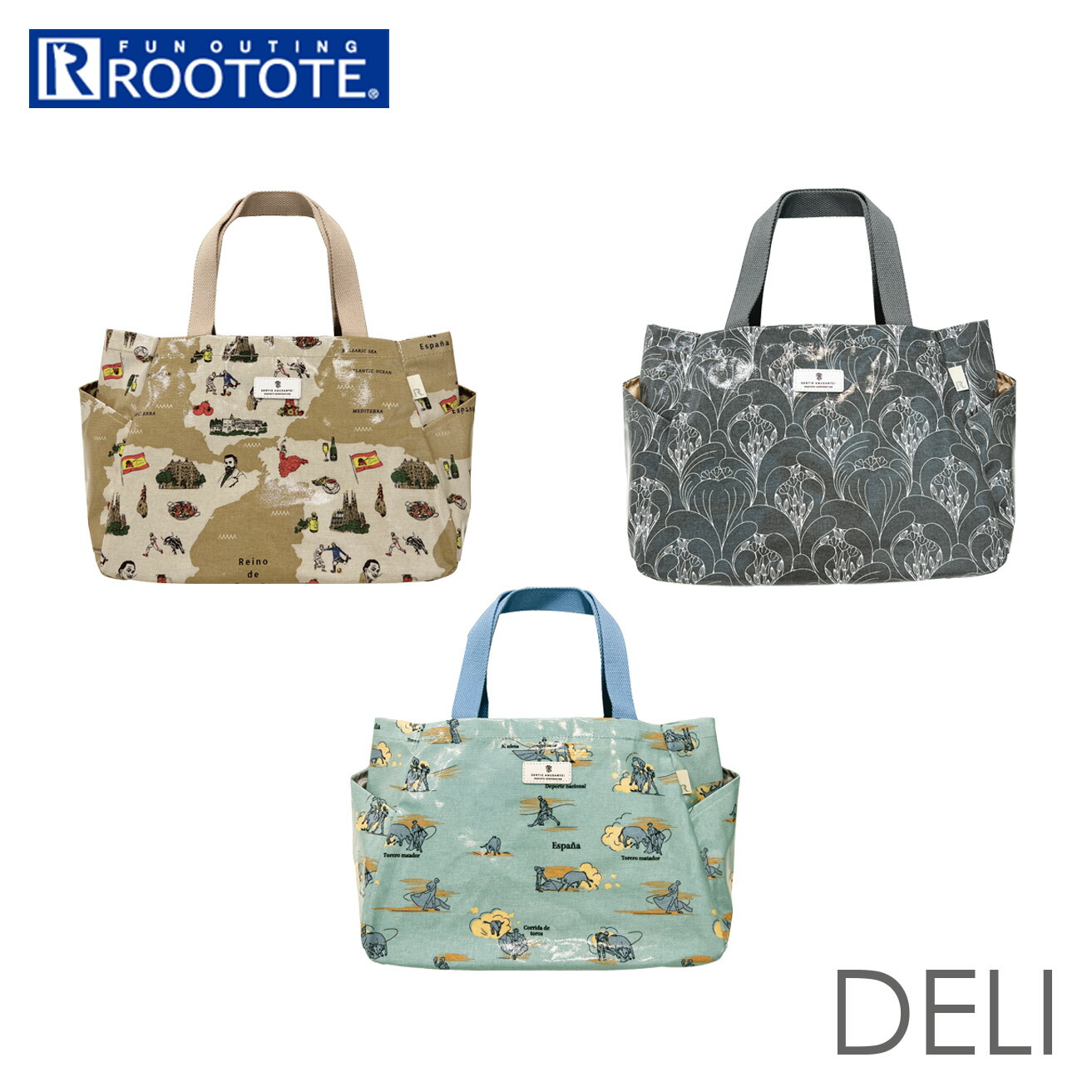 【楽天市場】ルートート トートバッグ 3060 定番 ラミネート デリ DELI ROOTOTE トートバック レディース トート バッグ バック パルーティ Parootie 自立 仕切り ...