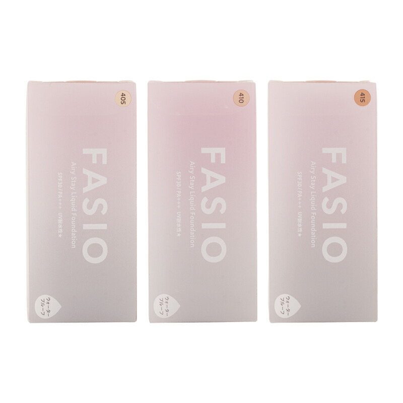 【楽天市場】FASIO ファシオ エアリーステイ リキッド [3種類から選べる] 30g リキッドファンデーション [ギフトラッピング対応 ...