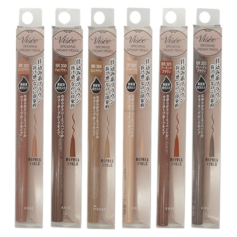 【楽天市場】VISEE ヴィセ [6種類から選べる]リシェ ブラウンズ クリーミィペンシル 0.1g 無香料 ウォータープルーフ [ギフトラッピング対応]：Lucky Bravo