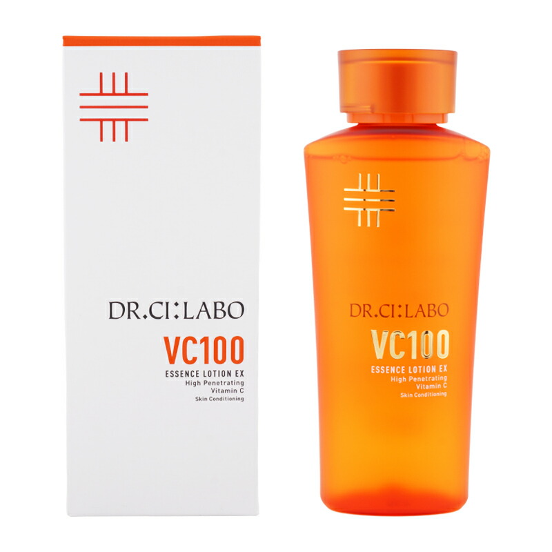 【楽天市場】DR.CI:LABO ドクターシーラボ VC100エッセンスローションEX 150mL 化粧水 透明感 マイクロ高浸透ビタミンC キメ 毛穴[ギフトラッピング対応]：Lucky Bravo