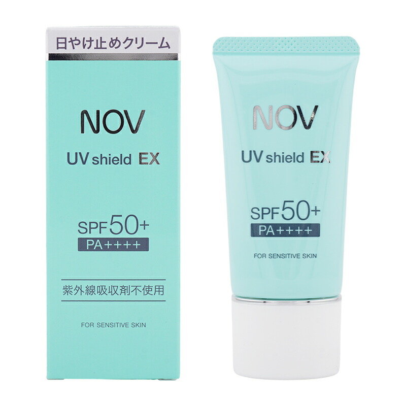 【楽天市場】NOV ノブ UVシールドEX 30g SPF50+ PA++++ 日焼け止め クリーム 常盤薬品 紫外線 保湿 うるおい 乾燥 化粧下地[ギフトラッピング対応]：Lucky Bravo