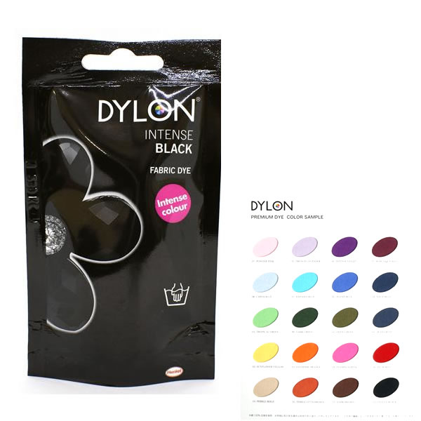 【楽天市場】【メール便OK】英国製 DYLON・プレミアムダイ 12 インテンスブラック 他 20色！ ダイロン intense black 黒復活シート：欧米輸入インテリア ルー