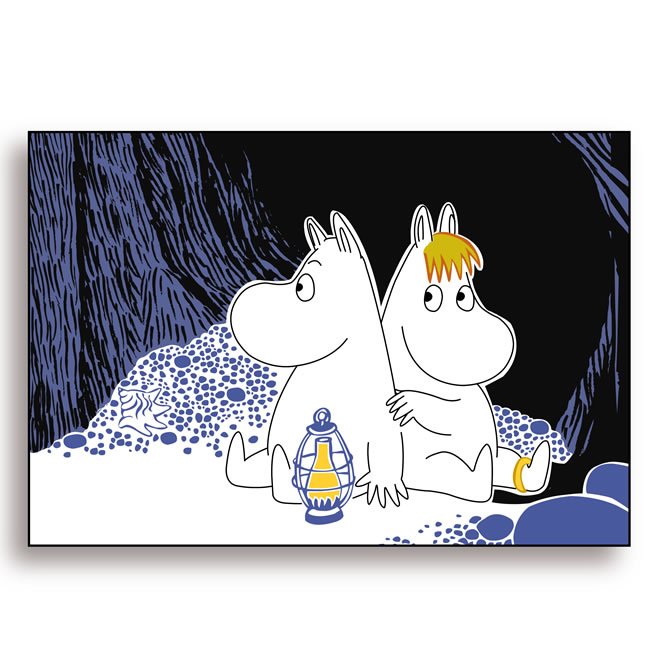 【楽天市場】【メール便で送料無料】マグネット Moomin Night magnet 9.5x6cm ムーミン ナイト：欧米輸入インテリア ルー