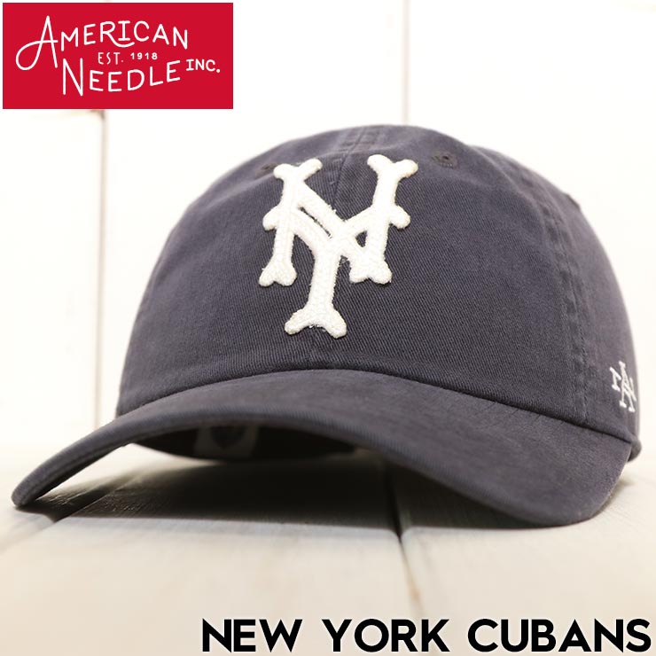 【楽天市場】ストラップキャップ 帽子 AMERICAN NEEDLE アメリカンニードル NEW YORK CUBANS SMU694A ...