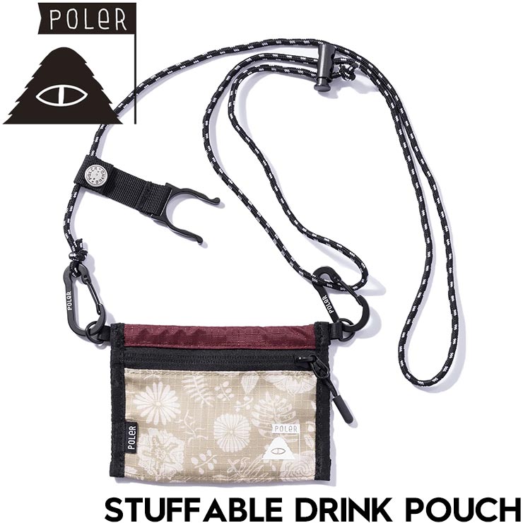 【楽天市場】【送料無料】 ドリンクホルダー付きコインポーチ コインケース POLeR ポーラー STUFFABLE DRINK POUCH 243MCV0142 SAG 日本代理店正規品 ...