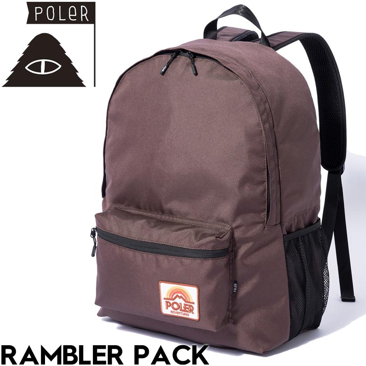 【楽天市場】バックパック バッグ POLeR ポーラー RAMBLER PACK 241MCV0414 BLACK 日本代理店正規品：LUG Lowrs