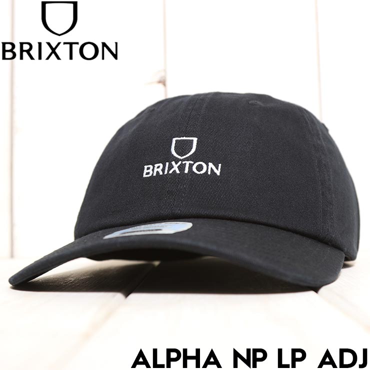 【楽天市場】【送料無料】 ストラップキャップ 帽子 BRIXTON ブリクストン ALPHA NP LP ADJ 11776 BLKWR 日本 ...
