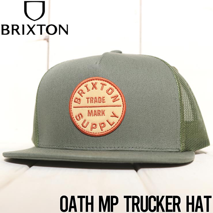 【楽天市場】メッシュキャップ 帽子 BRIXTON ブリクストン OATH MP TRUCKER HAT 11627 OVSOS 日本代理店 ...