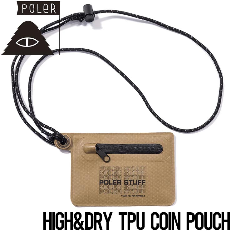【楽天市場】【送料無料】 コインポーチ コインケース POLeR ポーラー HIGH&DRY TPU COIN POUCH 241MCV0406 BEG 日本代理店正規品：LUG Lowrs