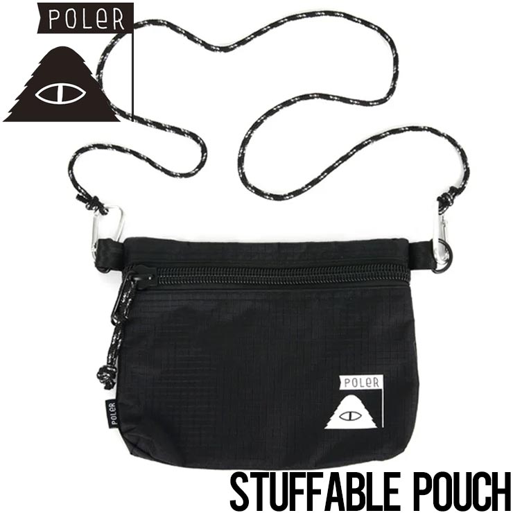 【楽天市場】【送料無料】 サコッシュ ショルダーポーチ バッグ POLeR ポーラー STUFFABLE POUCH 241MCV0444 BLK 日本代理店正規品：LUG Lowrs