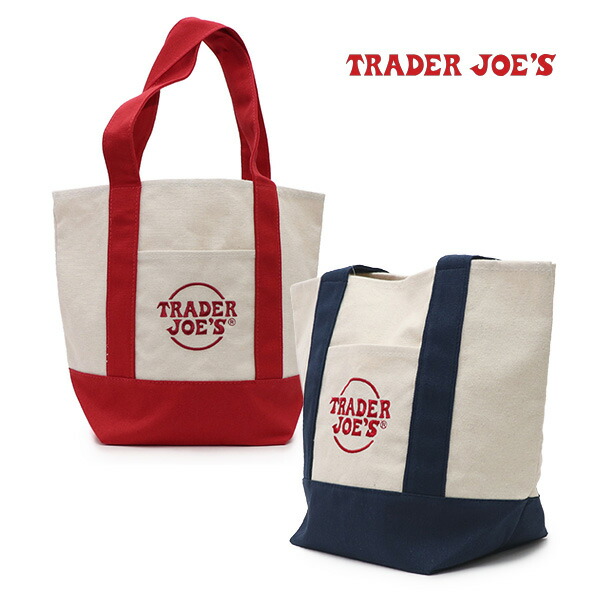 【楽天市場】トレーダージョーズ/TRADER JOE’S TJ-MINITOTE MINI CANVAS TOTE BAG トートバッグ ミニ ...