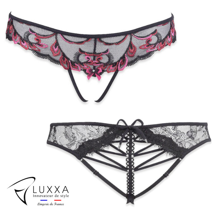 【楽天市場】LUXXA（ルクサ） キャバレー・オープン・タンガ 【CABARET Open Tanga】｜フランス製 タンガ レース ...